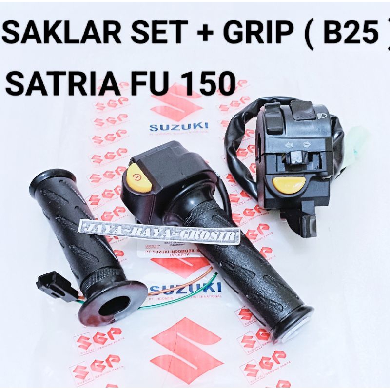 Jual SAKLAR SET KIRI KANAN + GRIP SUZUKI ( B25 ) HANDPAD HANDGRIP ...