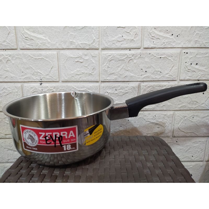 Jual Panci Stainless Steel Zebra 18cm / Sauce Pan Zebra Stainless Steel ...