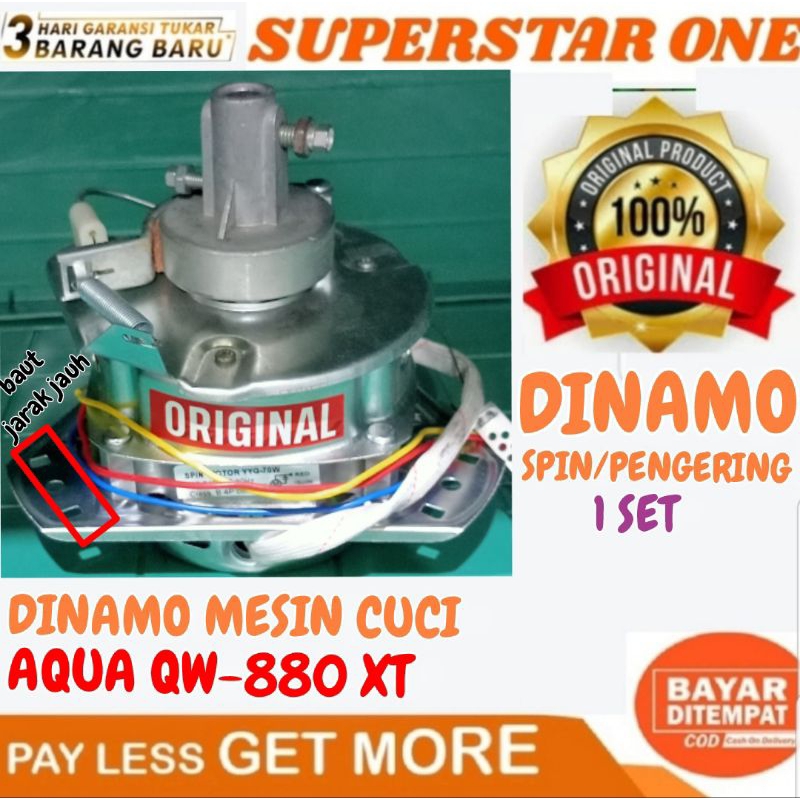 Jual dinamo mesin cuci AQUA QW-880 XT dinamo spin/pengering 1 set ... Jual dinamo mesin cuci AQUA QW-880 XT dinamo spin/pengering 1 set ...