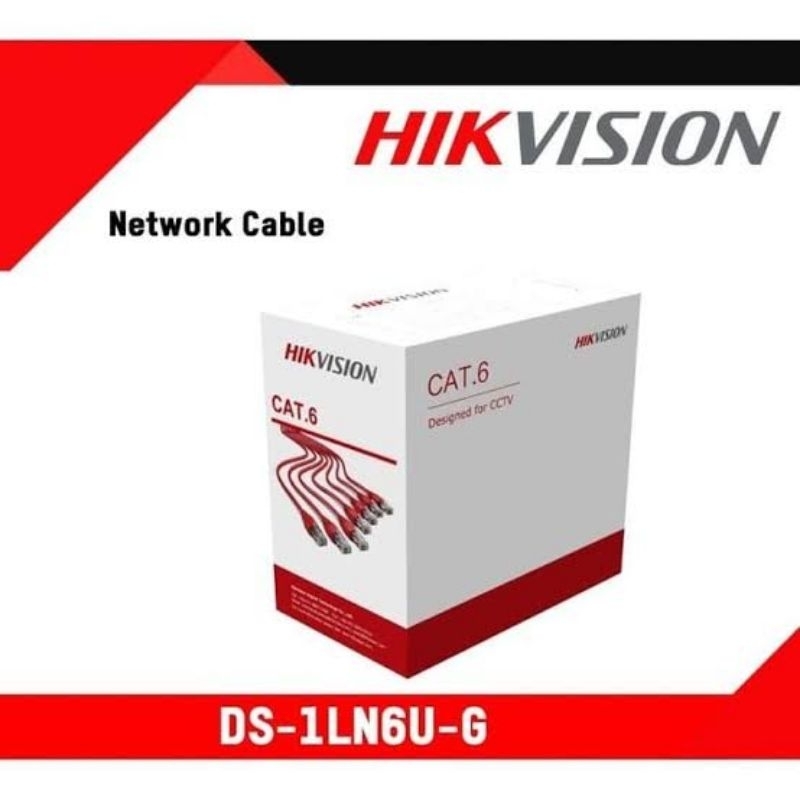 Jual Cat 6 Hikvision / Kabel Data Cat 6 Hikvision/Cat 6 DS-1LN6U-G ...