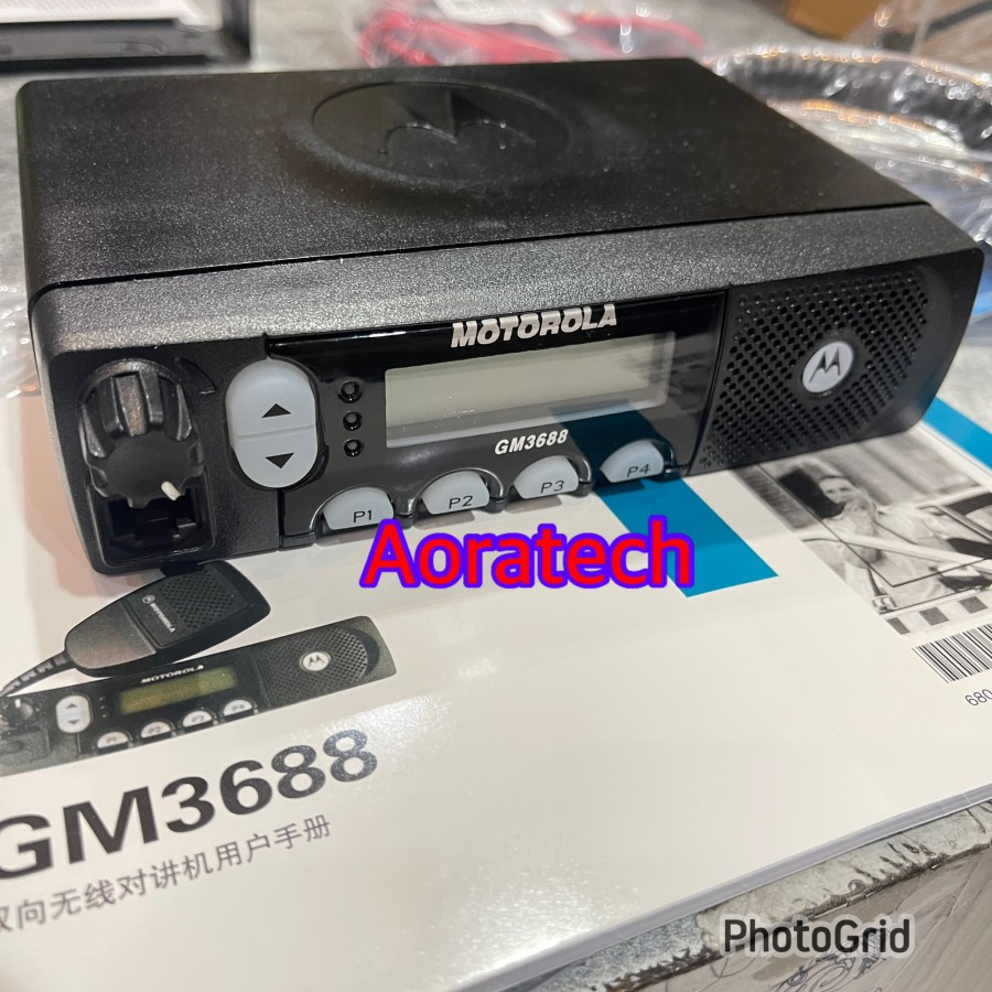 Jual RIG MOTOROLA GM3688 VHF 146-174Mhz 45 Watt Analog GM 3688 | Shopee ...
