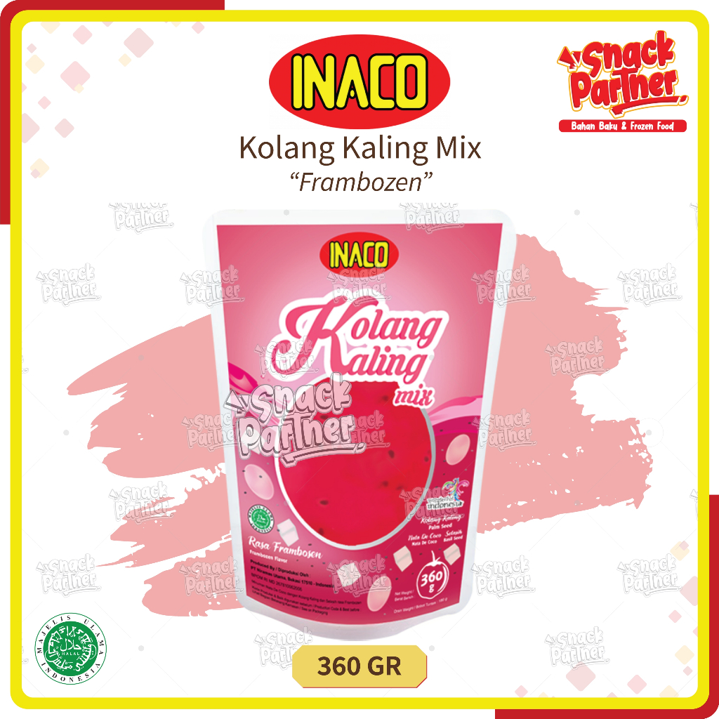 Jual INACO - NATA DE COCO 360 GR / POUCH KECIL - CocoPandan Coco Pandan Vanilla Vanila Kolang ...