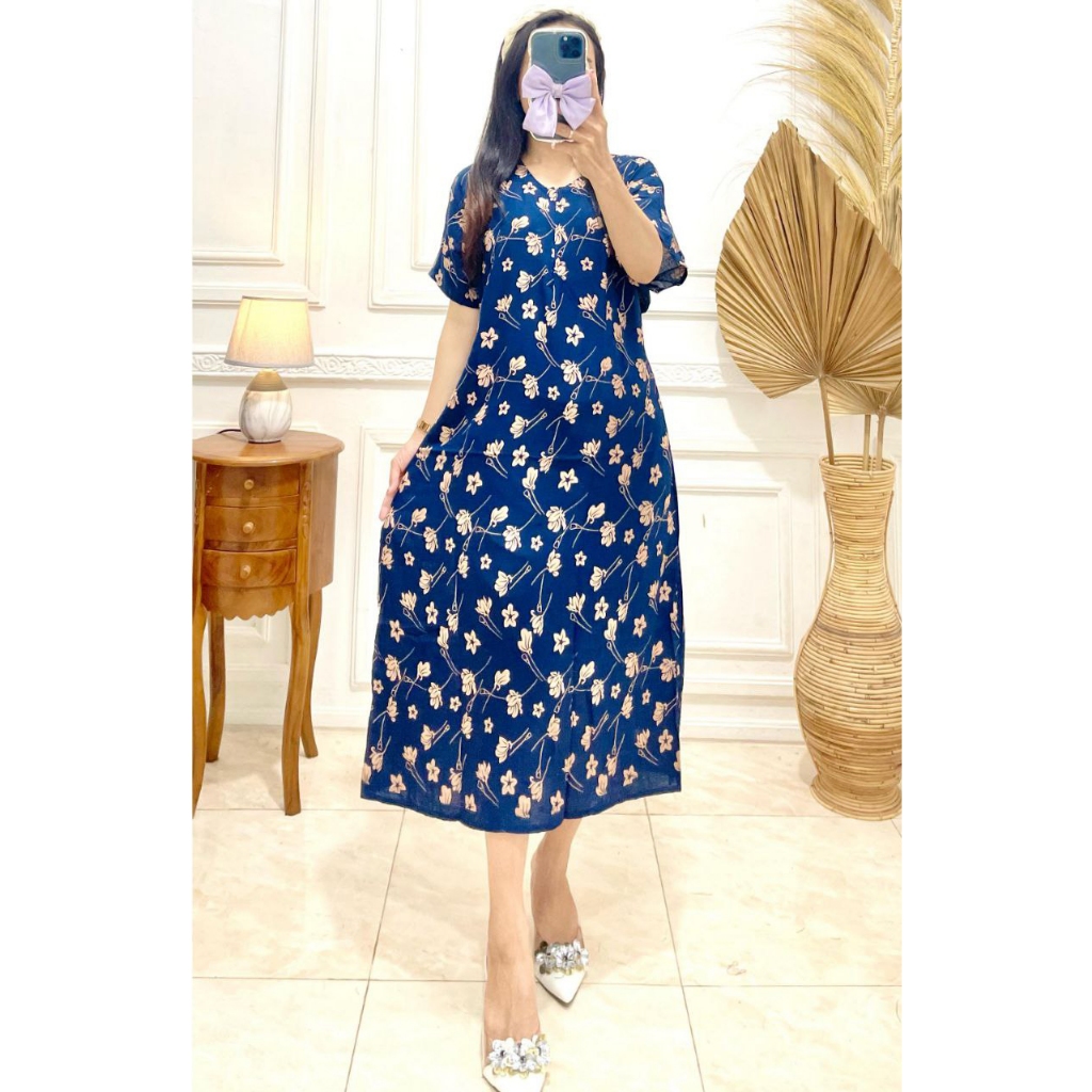 Jual Daster Wanita Terbaru 2024 Viral Kekinian Batik Pekalongan Busui Resleting Depan | Shopee ...