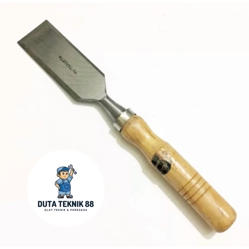 Jual TARGET Wood Chisel Alat Pahat Kayu 3 CM Tata Kayu / Pahat 1,5 INCH ...
