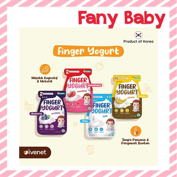 Jual IVENET FINGER YOGURT PLAIN 20GR | Shopee Indonesia
