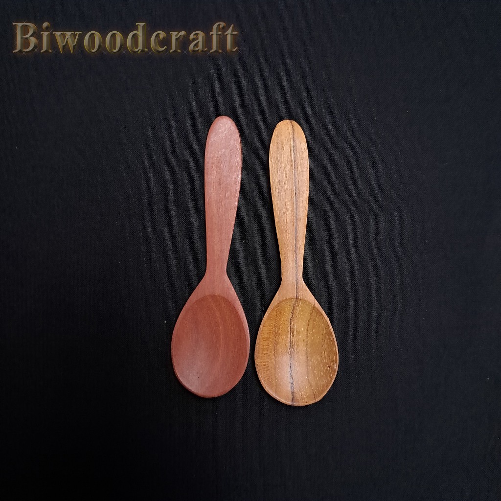 Jual Biwood Sendok Sambal Kayu / Sendok Es Krim / Sendok Kayu Mini 10cm ...