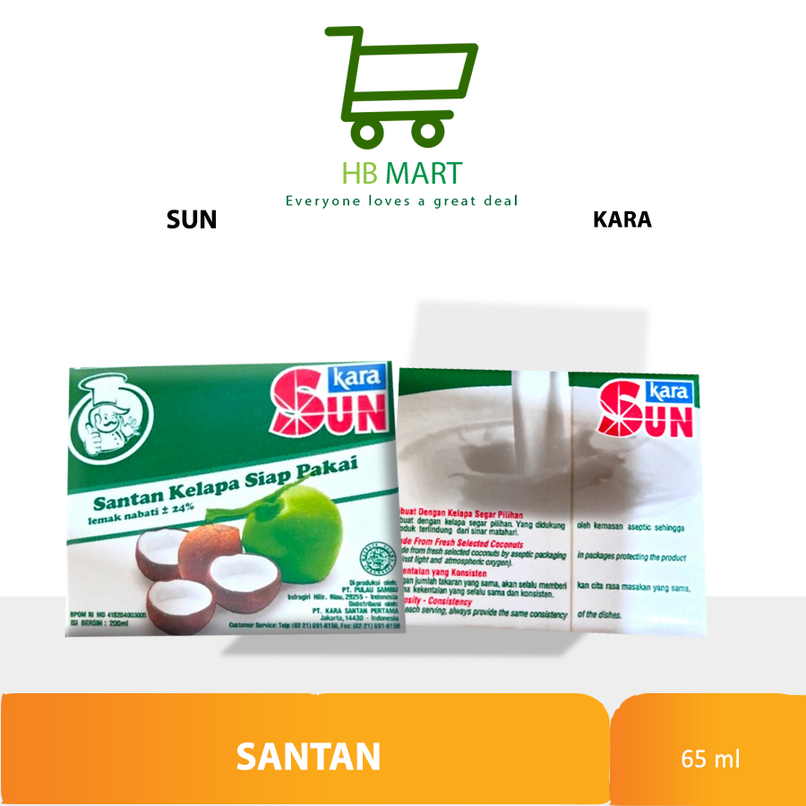 Jual SANTAN SUN KARA 200 ML SATUAN - Santan aja | Shopee Indonesia