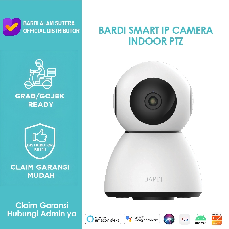 Jual BARDI Smart CCTV Indoor PTZ IP Camera 355° - Bardi Smart IP Camera PTZ | Shopee Indonesia