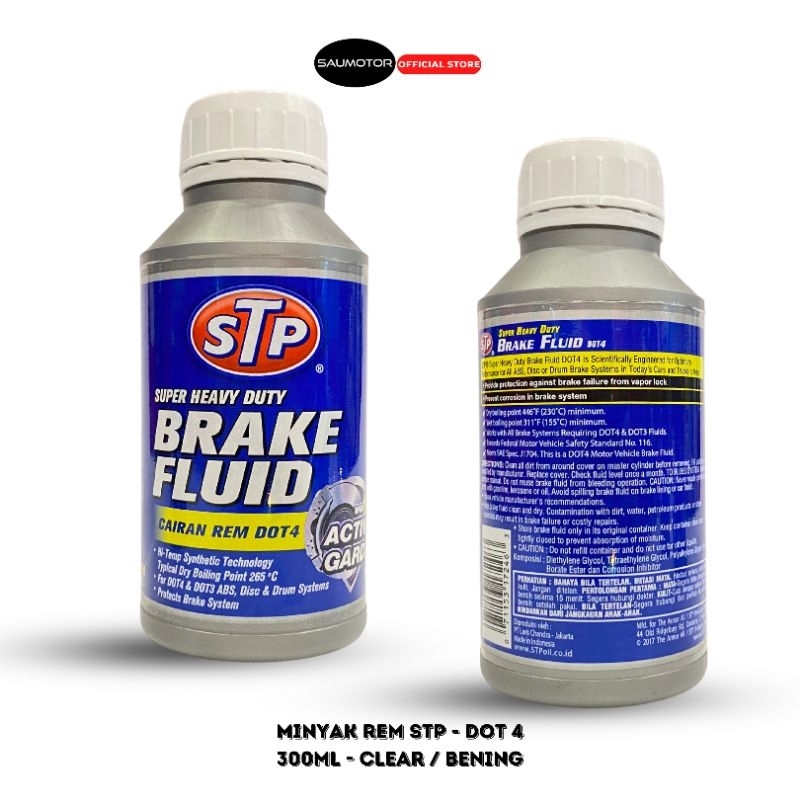 Jual STP Minyak Rem Dot 4 Brake Fluid 300 ml | Shopee Indonesia