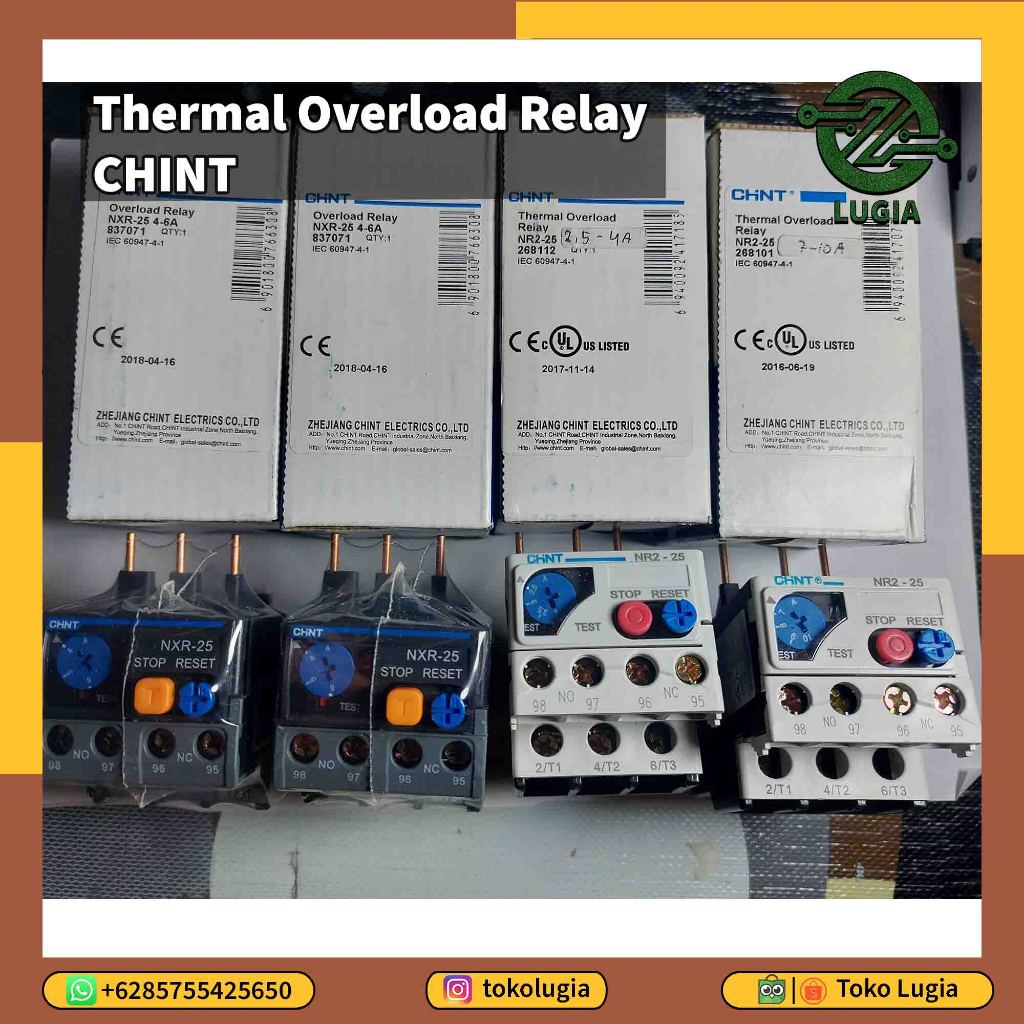 Jual Thermal Overload Relay CHINT | Shopee Indonesia