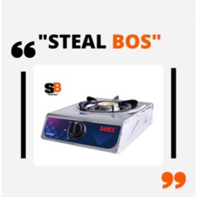 Jual SANEX kompor gas sanex 1 tungku stainless steel / kompor sanex gas ...