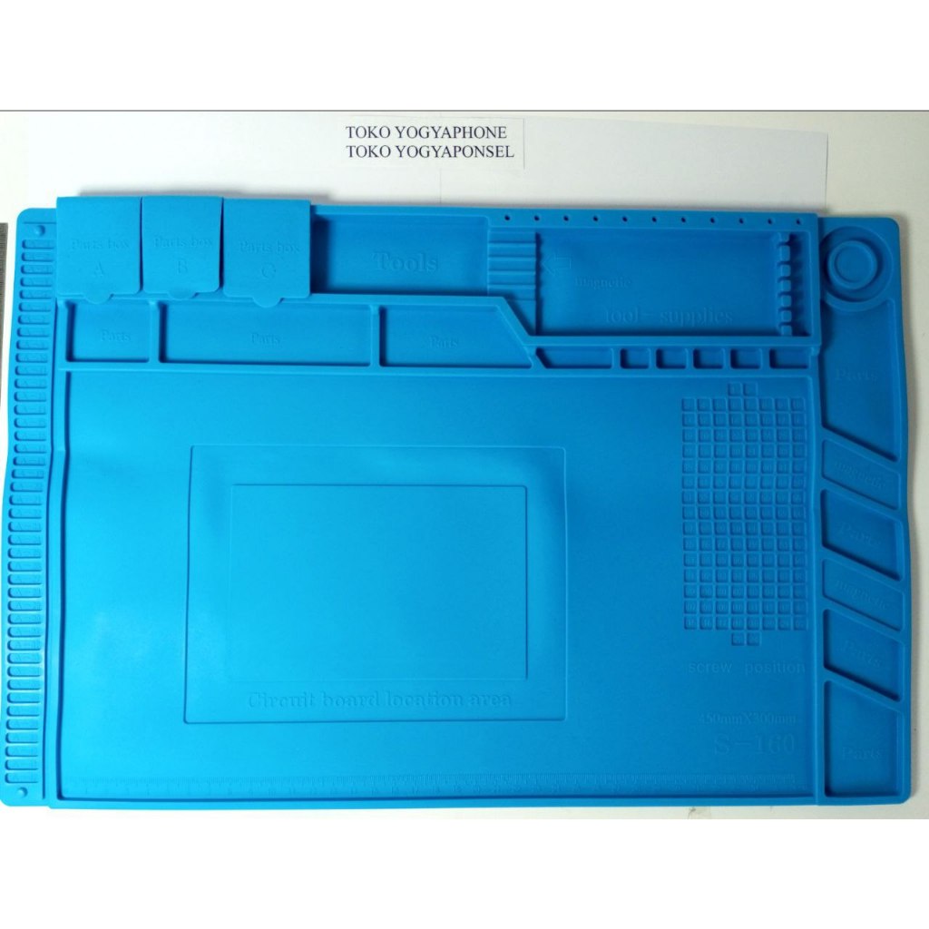 Jual Alas Meja Service Anti Panas Magnetik S-160 Ukuran 450 x 300 mm ...