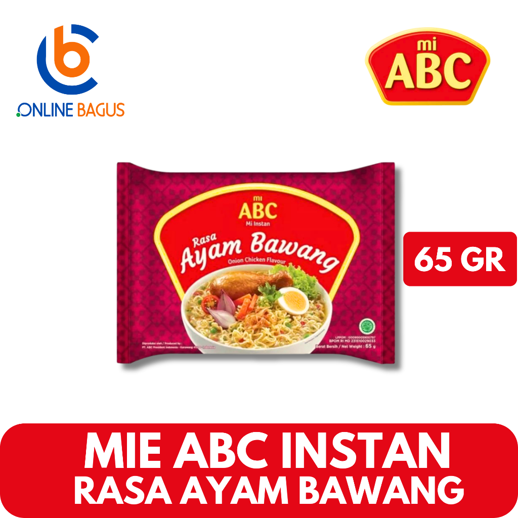 Jual Mie ABC Rasa Ayam Bawang 65gr | Shopee Indonesia
