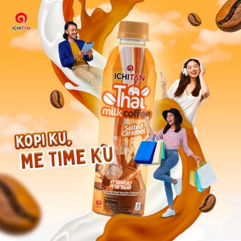 Jual Ichitan Thai Milk Coffe Salted Caramel Botol 300ml | Shopee Indonesia