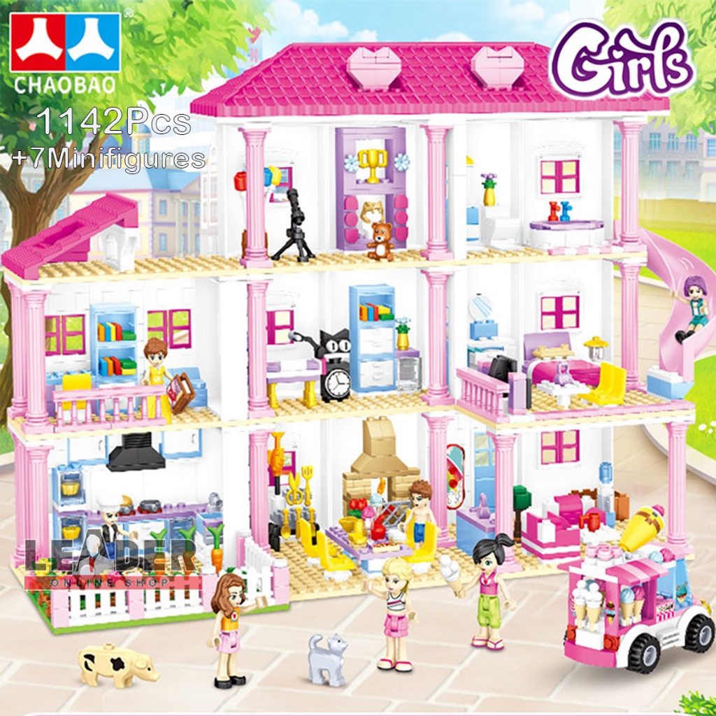 Jual MAINAN RUMAH-RUMAHAN NOTLEGO BRICK VILLA BESAR 2 MODEL GIRLS CITY ...