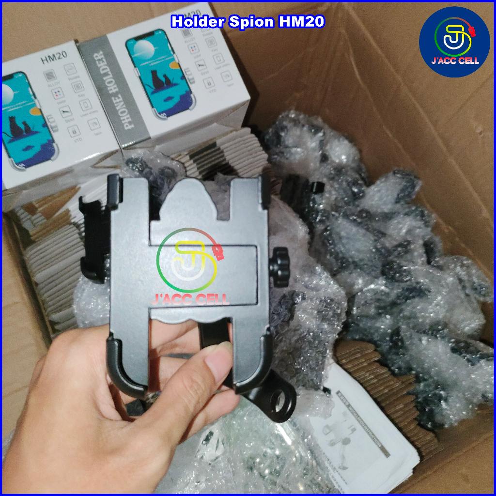 Jual Holder Motor Holder Hp Besi Spion Motor HM20 Dudukan Hp di Spion Motor HM-20 Besi ojol ...