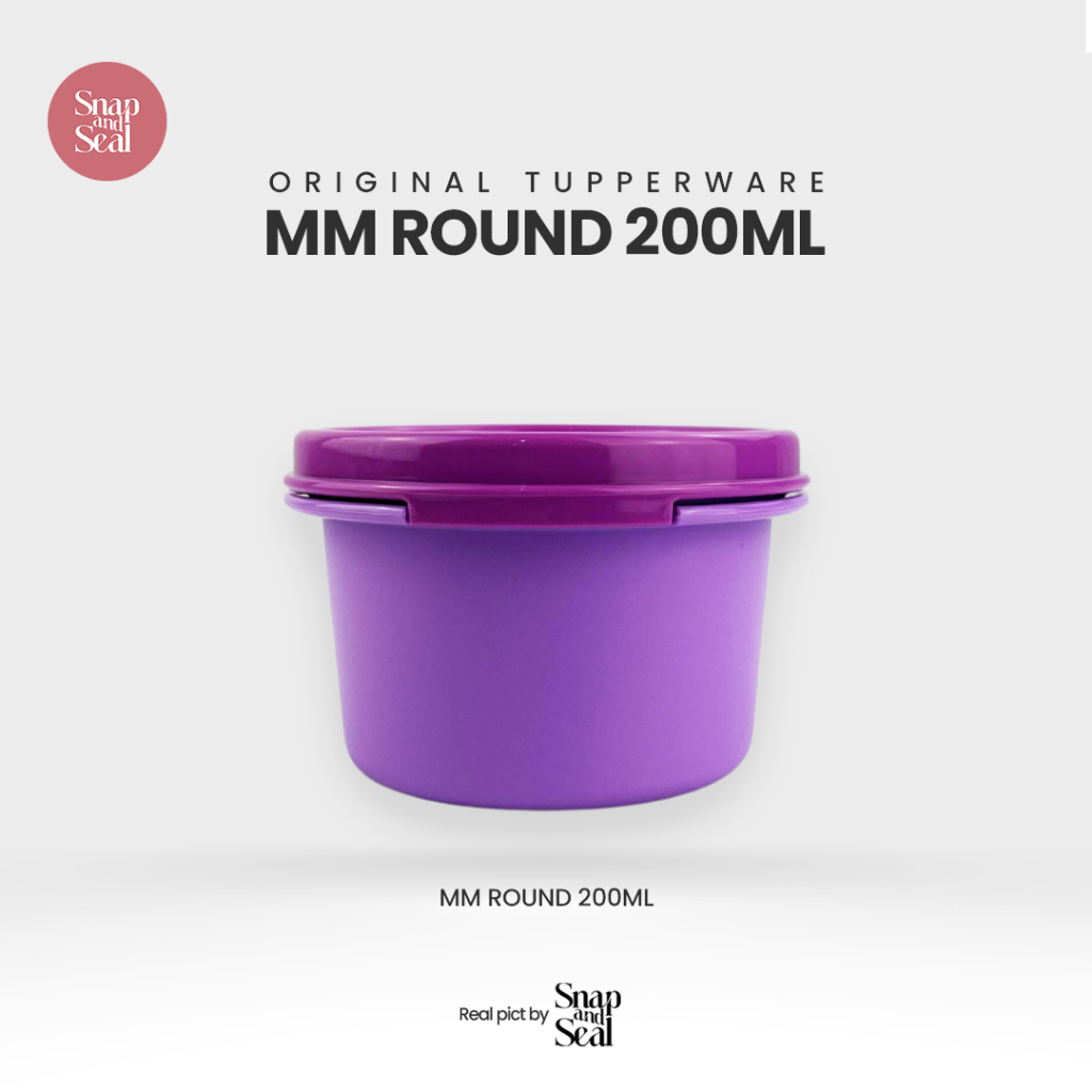 Jual TUPPERWARE ORI - MM ROUND 200ML | Shopee Indonesia