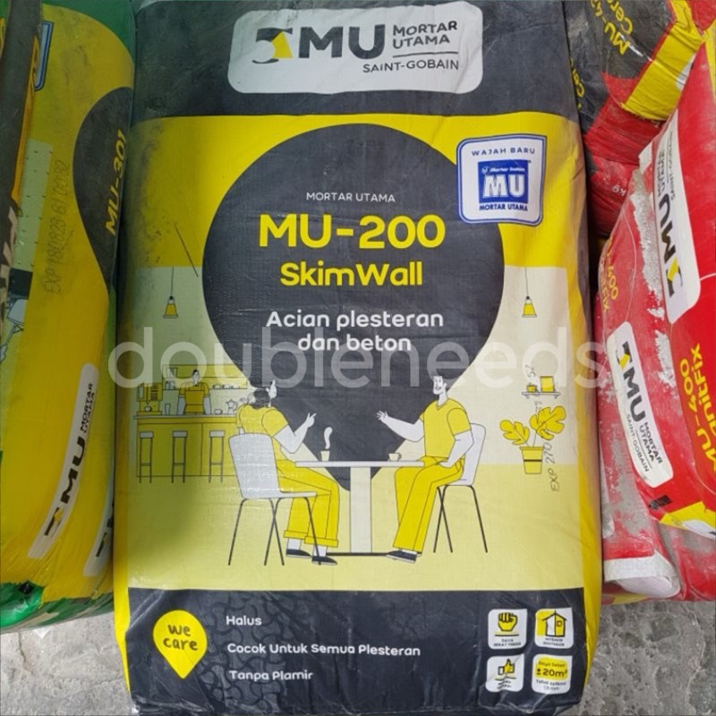 Jual MU 200 SEMEN ACIAN PLESTER 1SAK 40KG | Shopee Indonesia