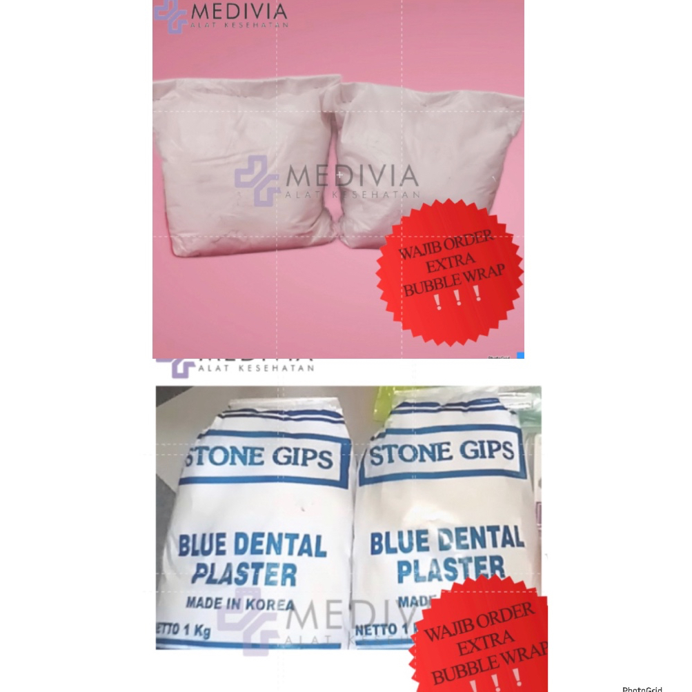 Jual GIPS BIRU TIPE 2 dan 3 KOREA DENTAL GIPS STONE BIRU DENTAL STONE ...