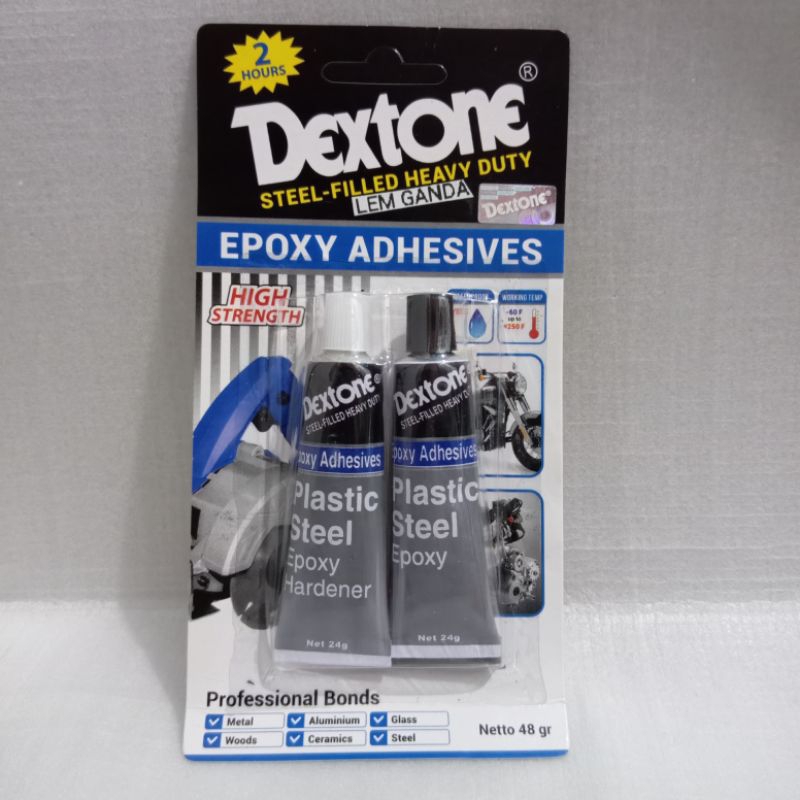 Jual LEM CAMPUR DEXTONE 48 GRAM KHUSUS LEM KULIT KAMPAS GANDA MOTOR ...