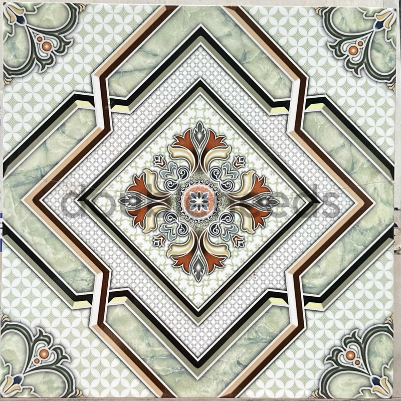 Jual KERAMIK LANTAI CAKRA GREEN 40x40 / KERAMIK LANTAI MOTIF POLA ...