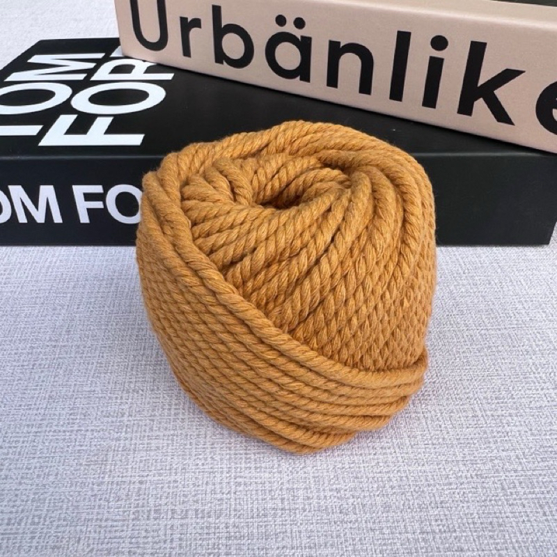 Jual Benang katun macrame 4mm / Tali Macrame 4mm | Shopee Indonesia