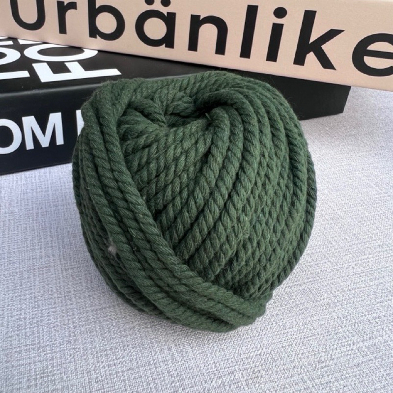 Jual Benang katun macrame 4mm / Tali Macrame 4mm | Shopee Indonesia