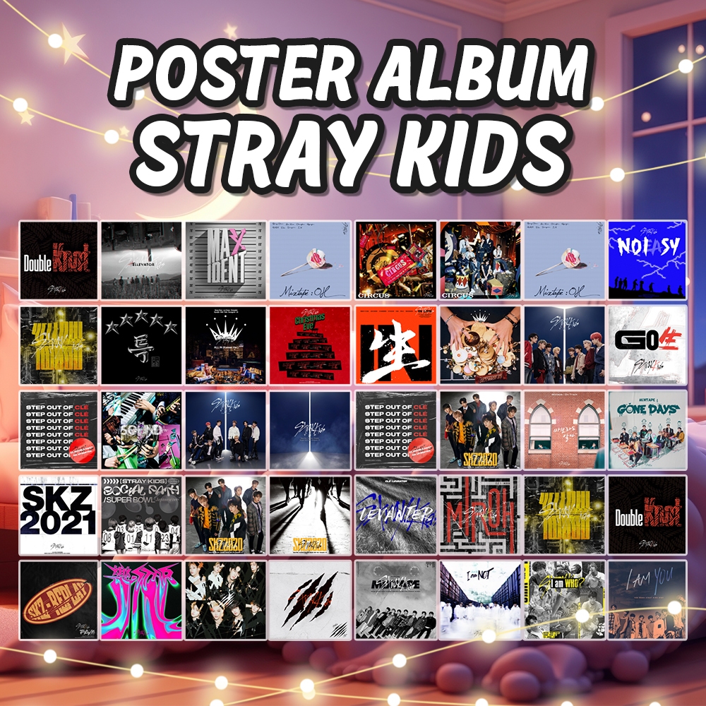 Jual [BEBAS PILIH] Poster STRAY KIDS ALBUM COVER Poster Album Kpop ...