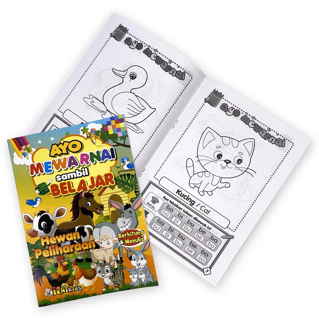 Jual BUKU MEWARNAI DAN EDUKASI ANAK GAMBAR TEMA HEWAN PELIHARAAN A5 ... Jual BUKU MEWARNAI DAN EDUKASI ANAK GAMBAR TEMA HEWAN PELIHARAAN A5 ...
