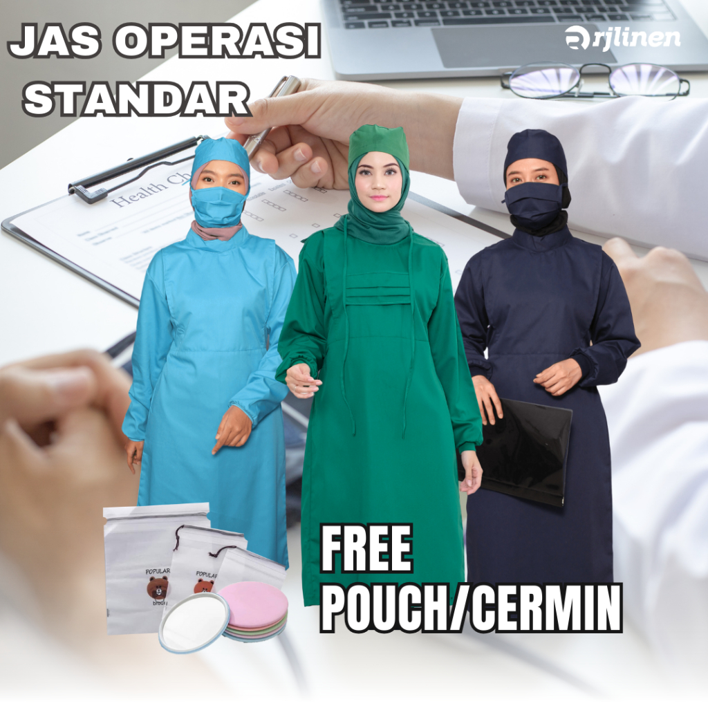 Jual JAS OPERASI STANDAR/ BAJU OK PETUGAS MEDIS / SERAGAM OKA PERAWAT ...