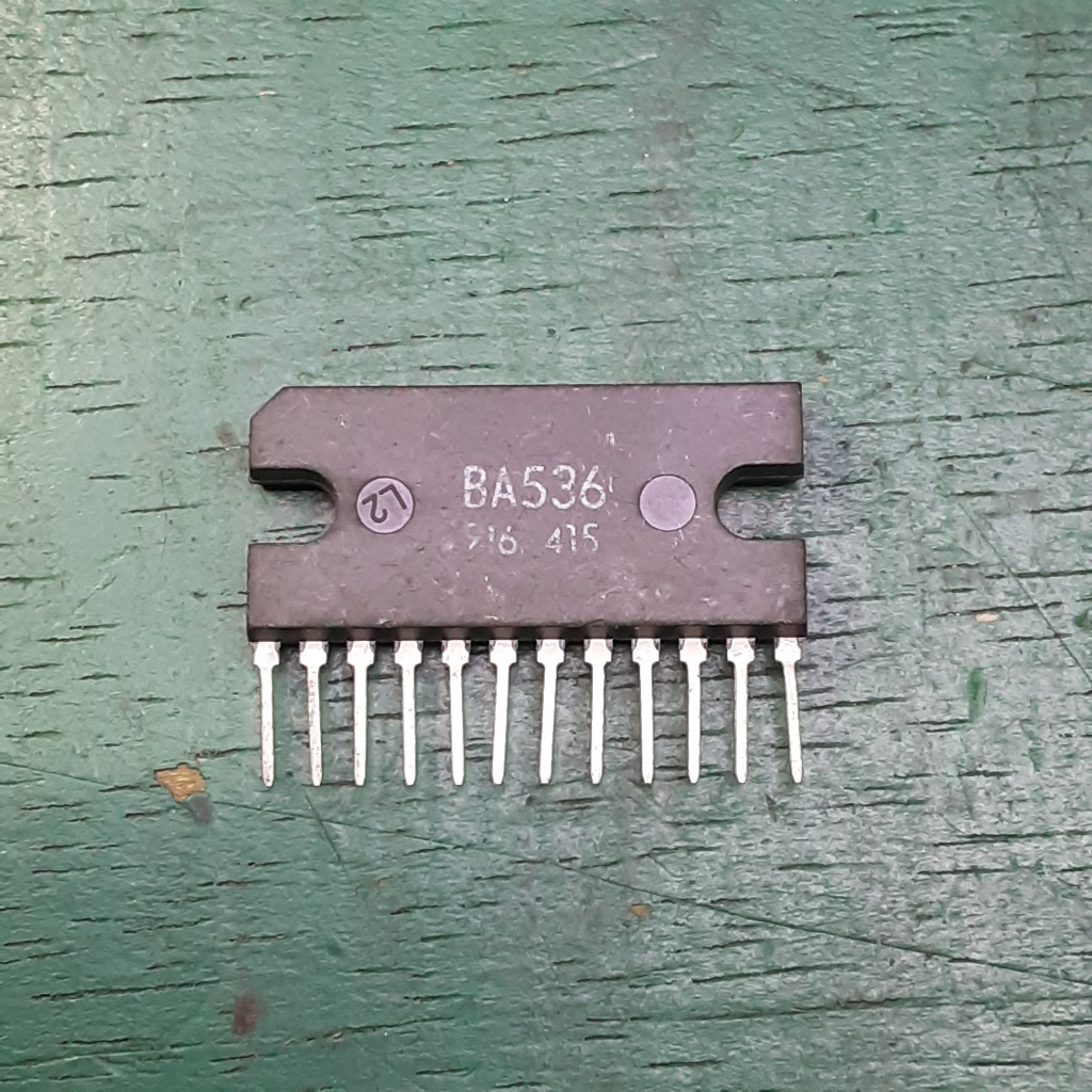 Jual ic BA536 Dual Channel Power Amplifier 12V 4.5-5.5W SIP-12 | Shopee Indonesia