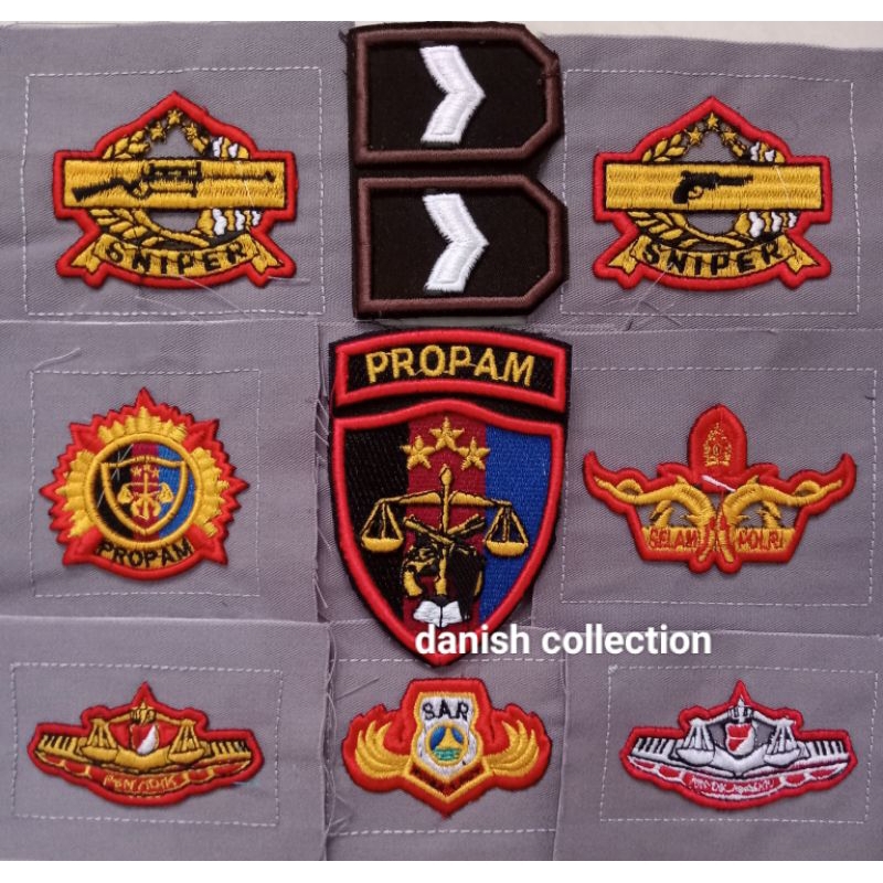 Jual BET LOGO LAMBANG PROVOST PROPAM POLRI TIMBUL | Shopee Indonesia