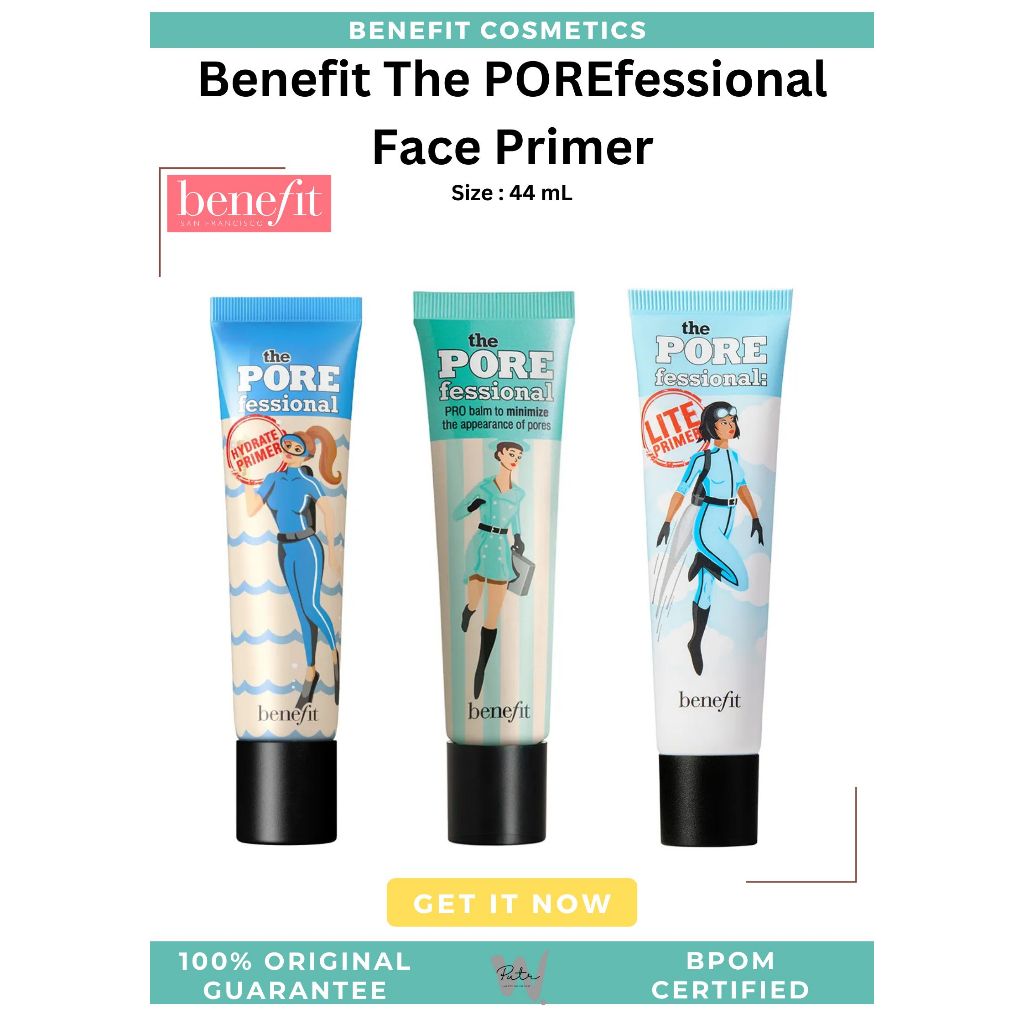 Jual BENEFIT COSMETICS Face Primer ( Porefessional / Lite / Hydrate ...