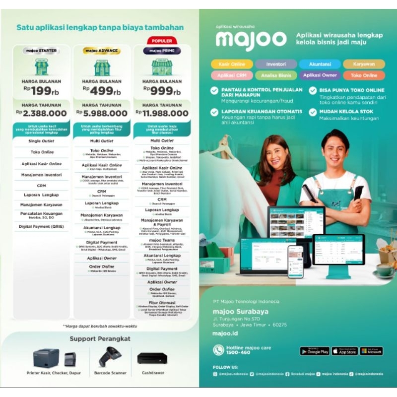 Jual Software Kasir Majoo Advance | Shopee Indonesia