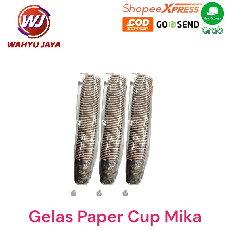 Jual Gelas Paper Cup Mika | Shopee Indonesia