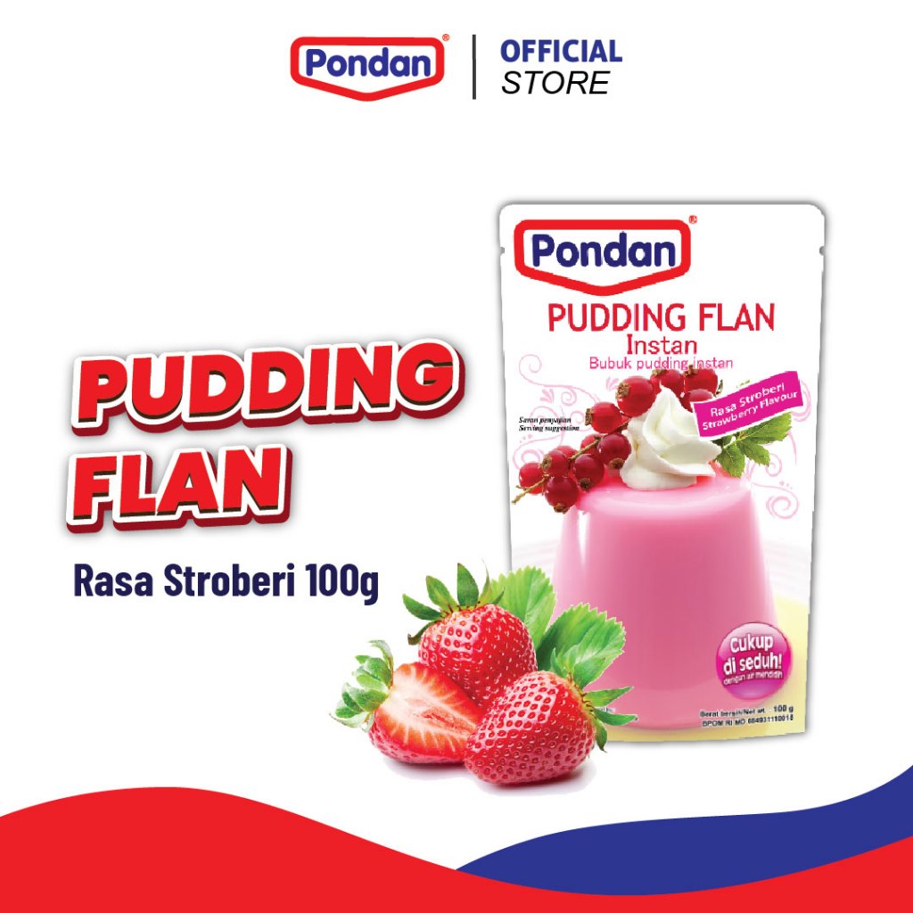 Jual Pondan Pudding Flan Pouch 100g | Shopee Indonesia