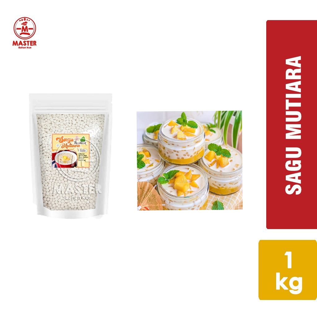 Jual Sagu Mutiara Putih Thailand / Sago Pearl [1 Kg] | Shopee Indonesia