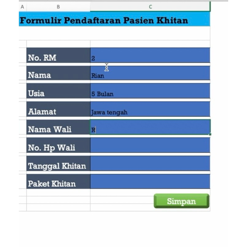 Jual Rekam Medis Pasien Khitan Sederhana | Shopee Indonesia