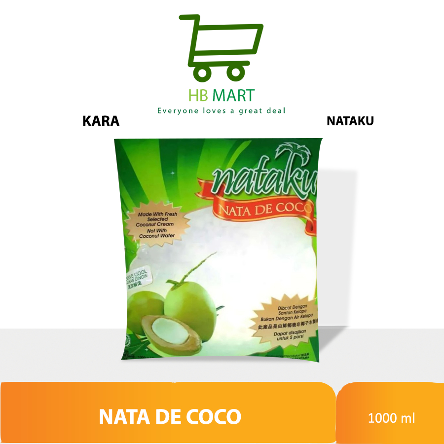 Jual NATA DE COCO NATAKU PLAIN SMALL BLOCK SLICE 1000 1 kg / NATA 1KG ...