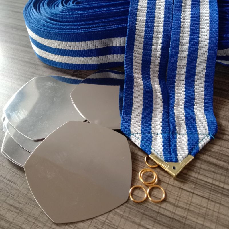 Jual TALI MEDALI SATU SET ( Tali, Plat & Ring ) | Shopee Indonesia