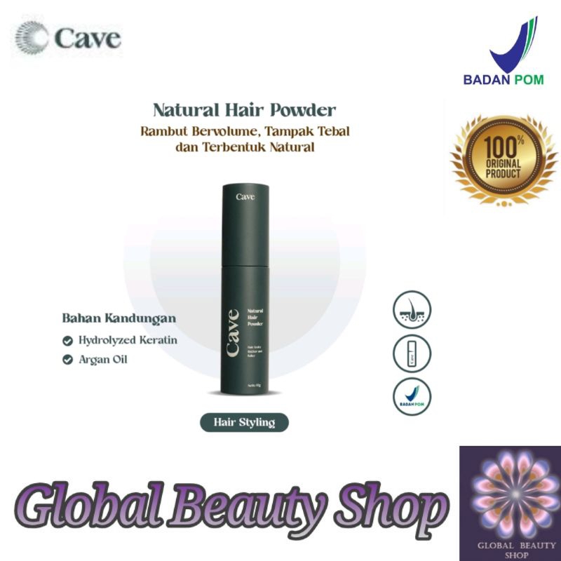 Jual CAVE For Men - Natural Hair Powder 10gr | Shopee Indonesia