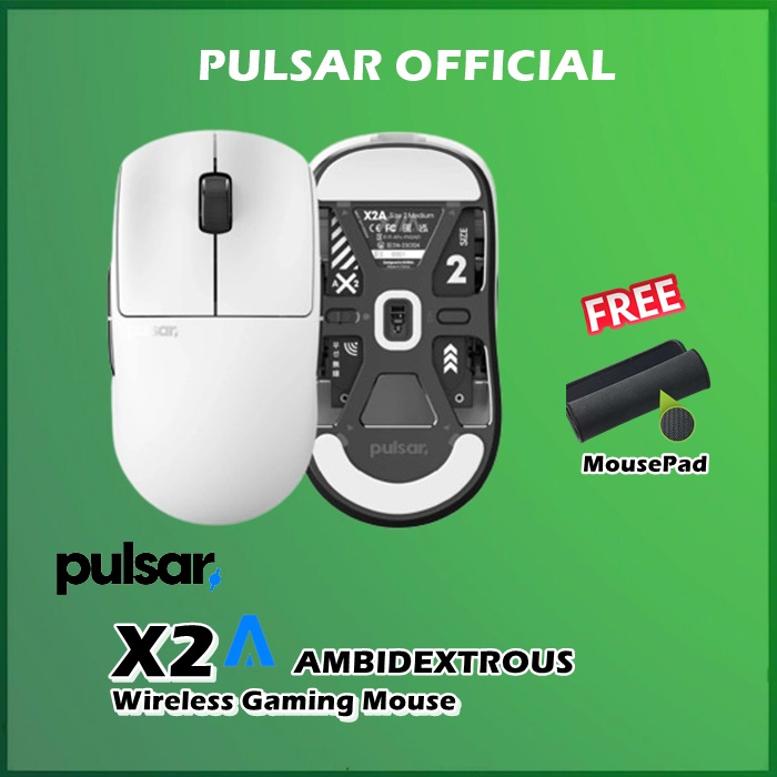 Jual Pulsar X2A X2-A Ambidextrous Wireless Gaming Mouse | Shopee Indonesia