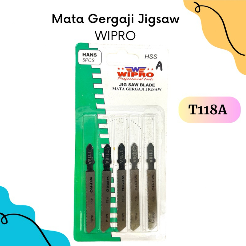 Jual Wipro Mata Gergaji Jigsaw T118A | Wipro Jigsaw Blade T118A | Mata ...