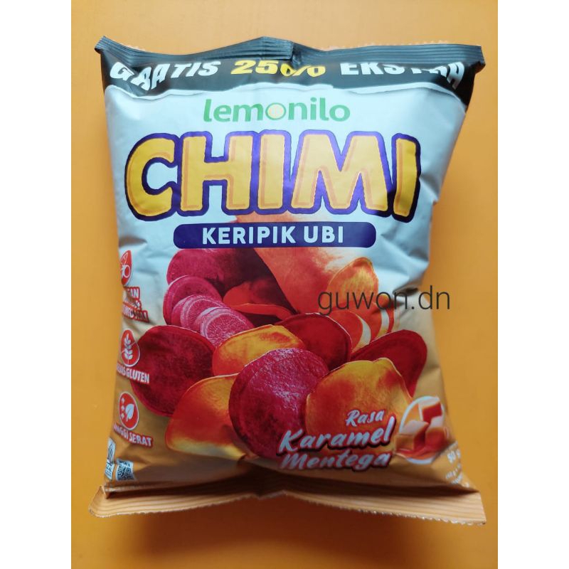 Jual Lemonilo Chimi Keripik Ubi Rasa Karamel Mentega 50 gr | Shopee ...