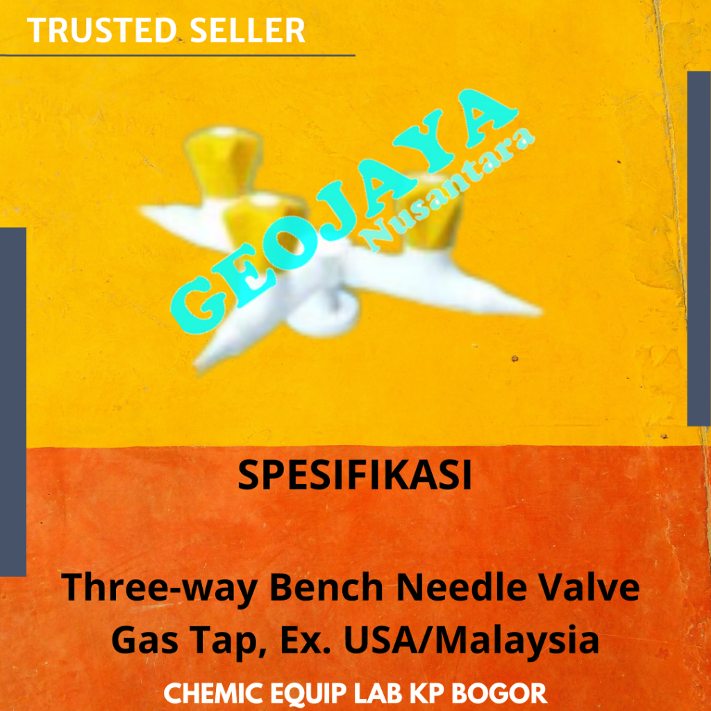 Jual Three-way Bench Needle Valve Gas Tap, Ex. USA/Malaysia | Shopee ...