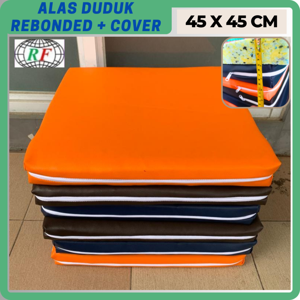 Jual Alas Duduk Lesehan, Bantal Duduk Kulit Kotak 5cm 45 x 45cm Anti ...