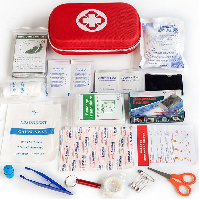 Jual kotak p3k emergency first aid kit box obat camping mobil lengkap ...