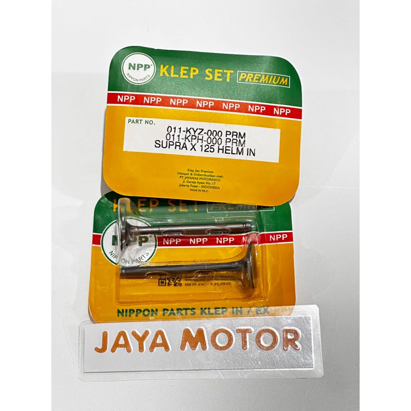 Jual Payung klep set in ex Supra x 125 helm in injeksi Blade 125 Fi KYZ NPP | Shopee Indonesia