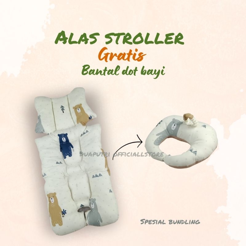 Jual Alas Untuk Semua Jenis Stroller Gratis Bantal dot Bayi Motif ...