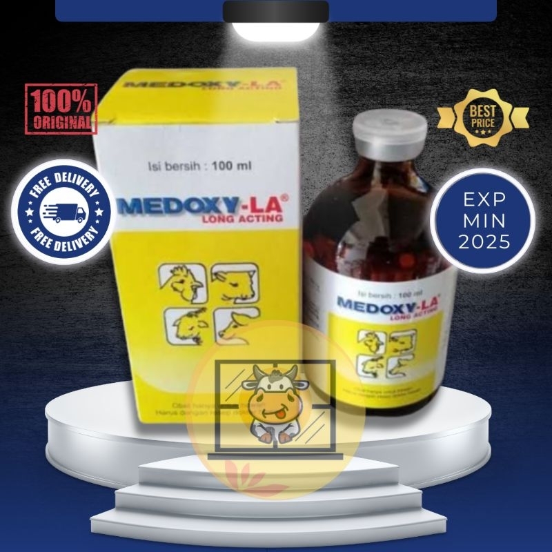 Jual MEDOXY LA 100 ml, 50 ml dan 20 ml - ANTIBIOTIK LONG ACTING ANJING ...